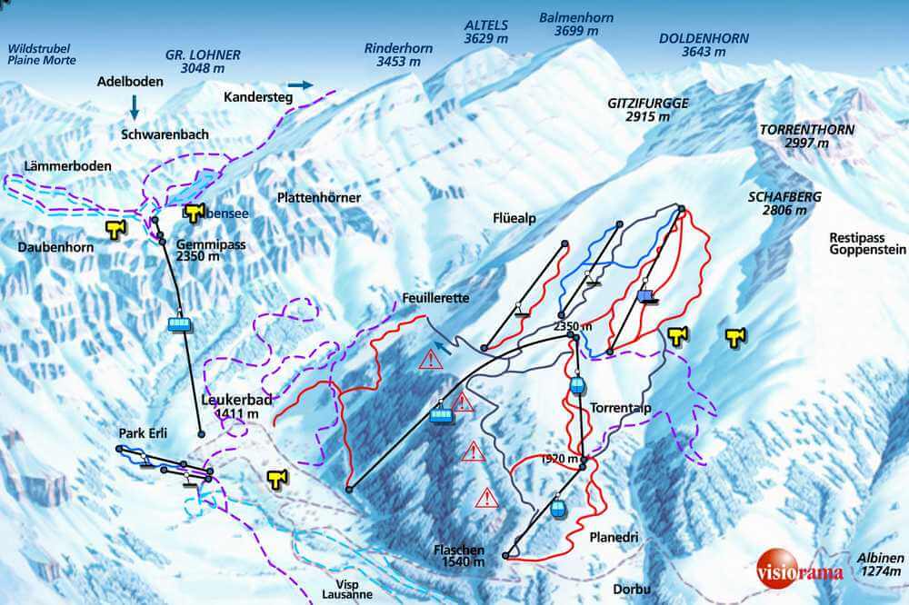 Loèche-les-Bains: La station de ski et ses webcams